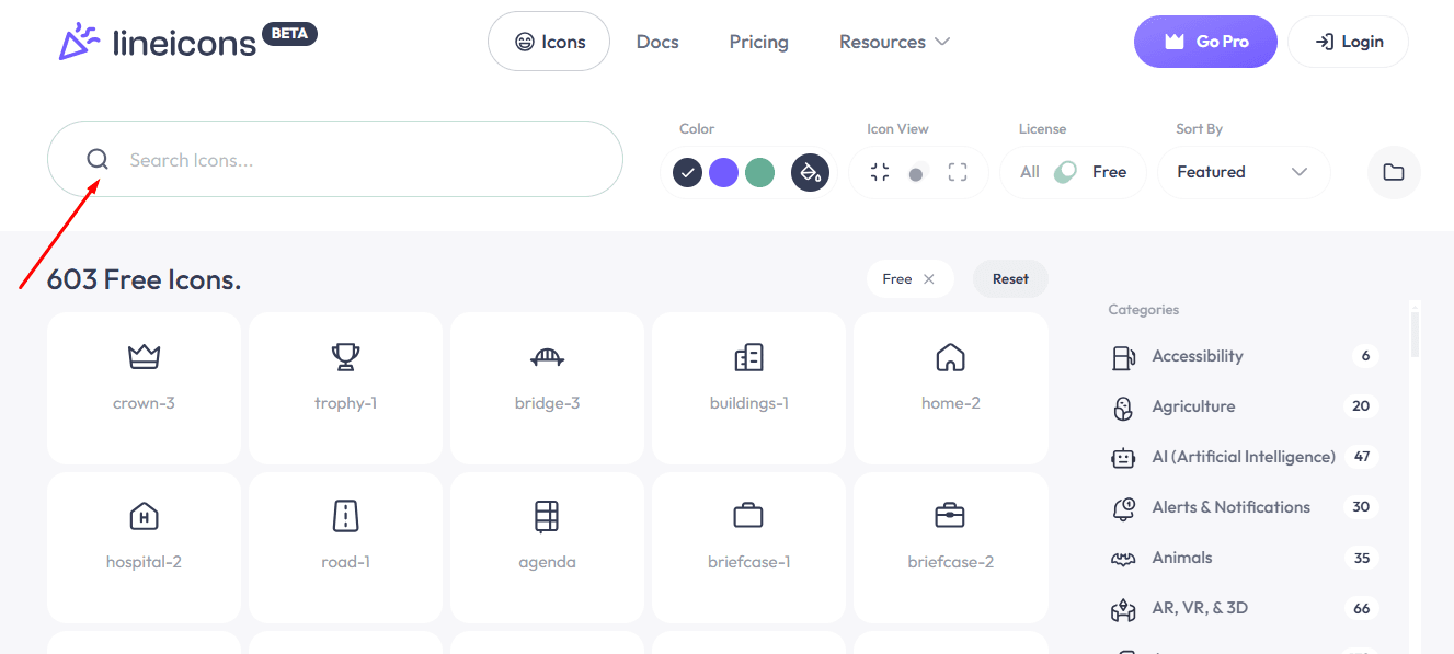 Basic Usage of Lineicons | Quick Guide to Start | Docs - Lineicons