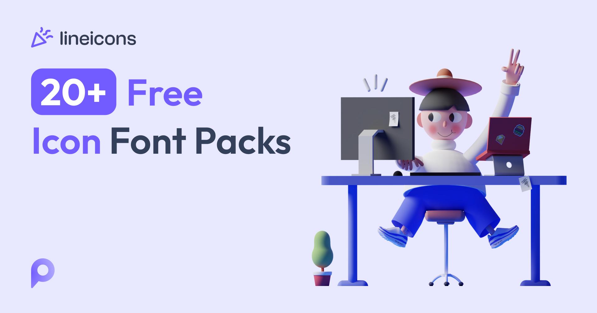 20+ Best Free Icon Font Packs of 2026 | Lineicons